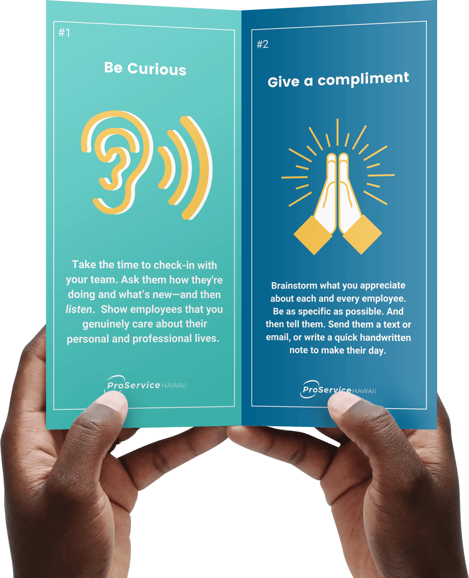 Employee Engagement Pocket Guide | ProService Hawaii Employee Engagement Pocket Guide | ProService Hawaii